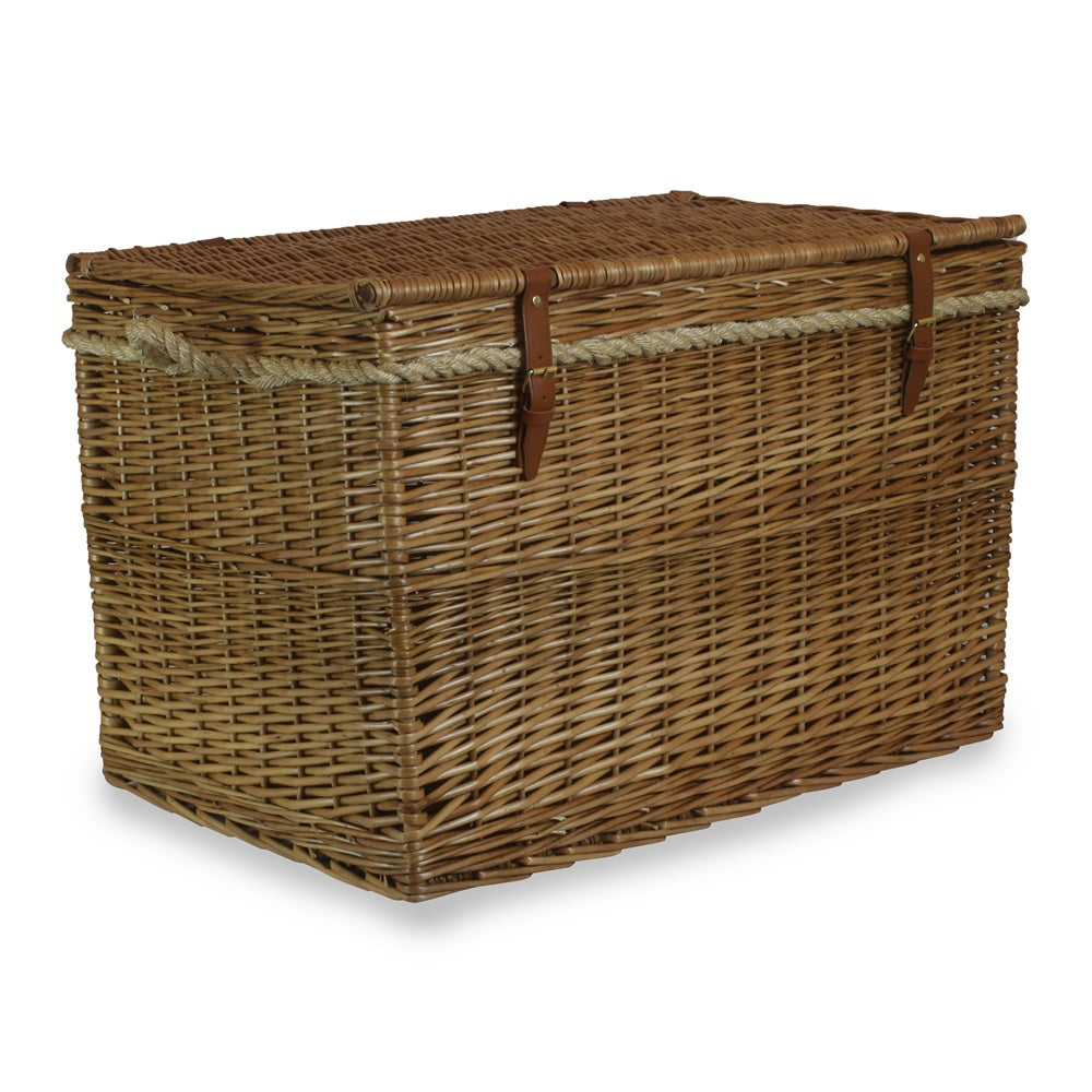 Large Light Steamed Storage Hamper | Red Hamper