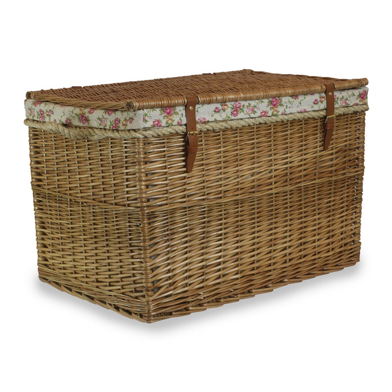 Large Light Steamed Storage Hamper | Red Hamper