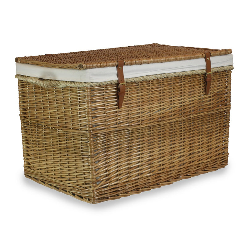 Large Light Steamed Storage Hamper | Red Hamper