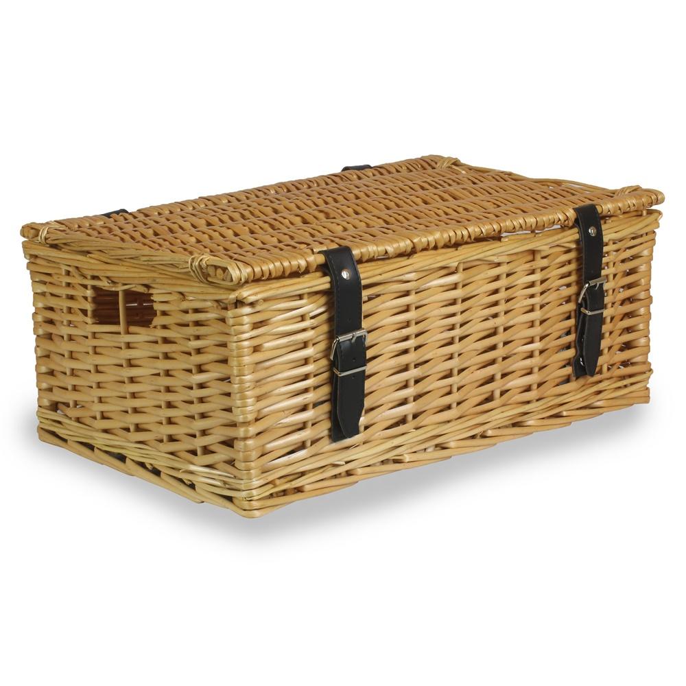46cm Large Wicker Packaging Basket | Red Hamper