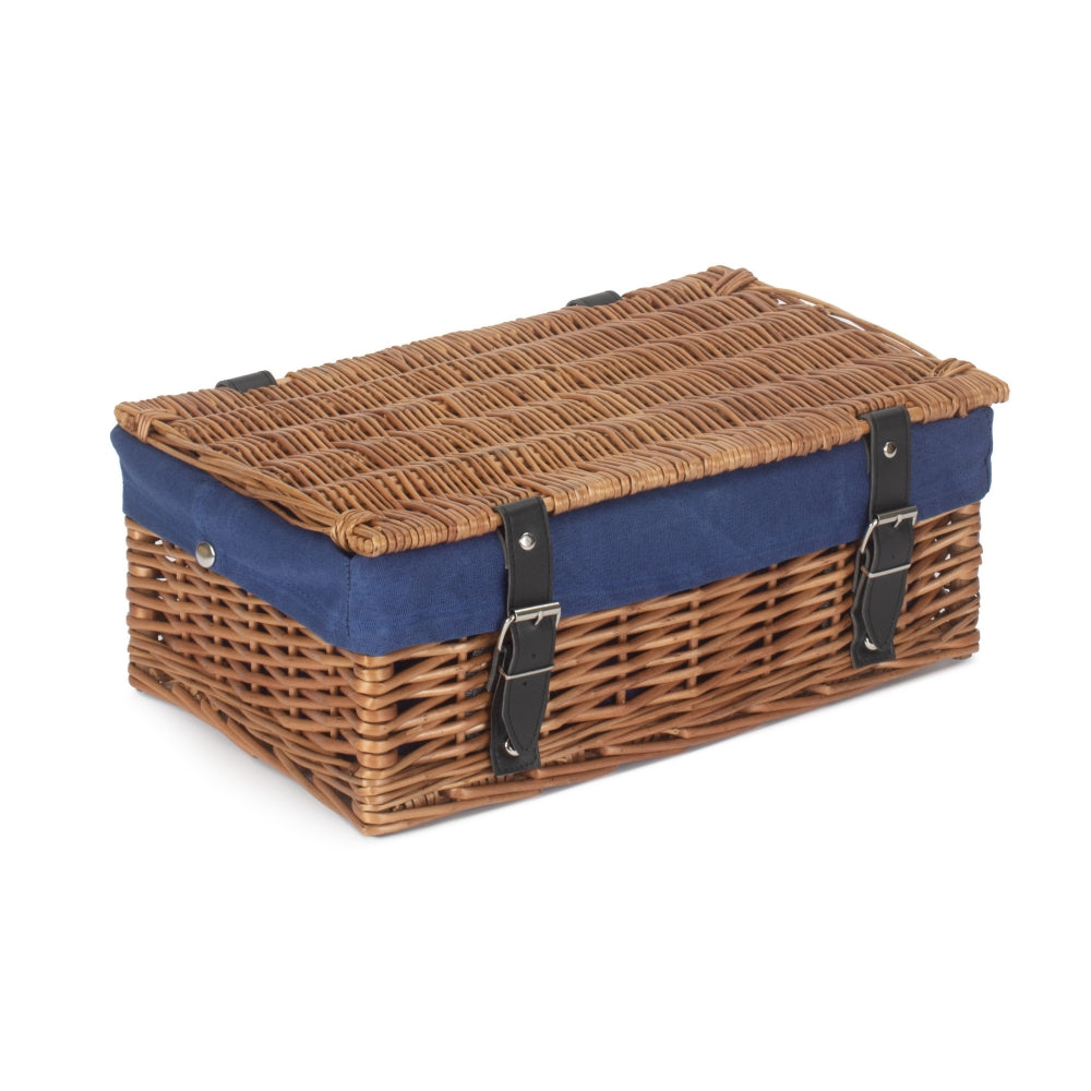 Double Steamed 35cm Empty Wicker Hamper Basket | Red Hamper